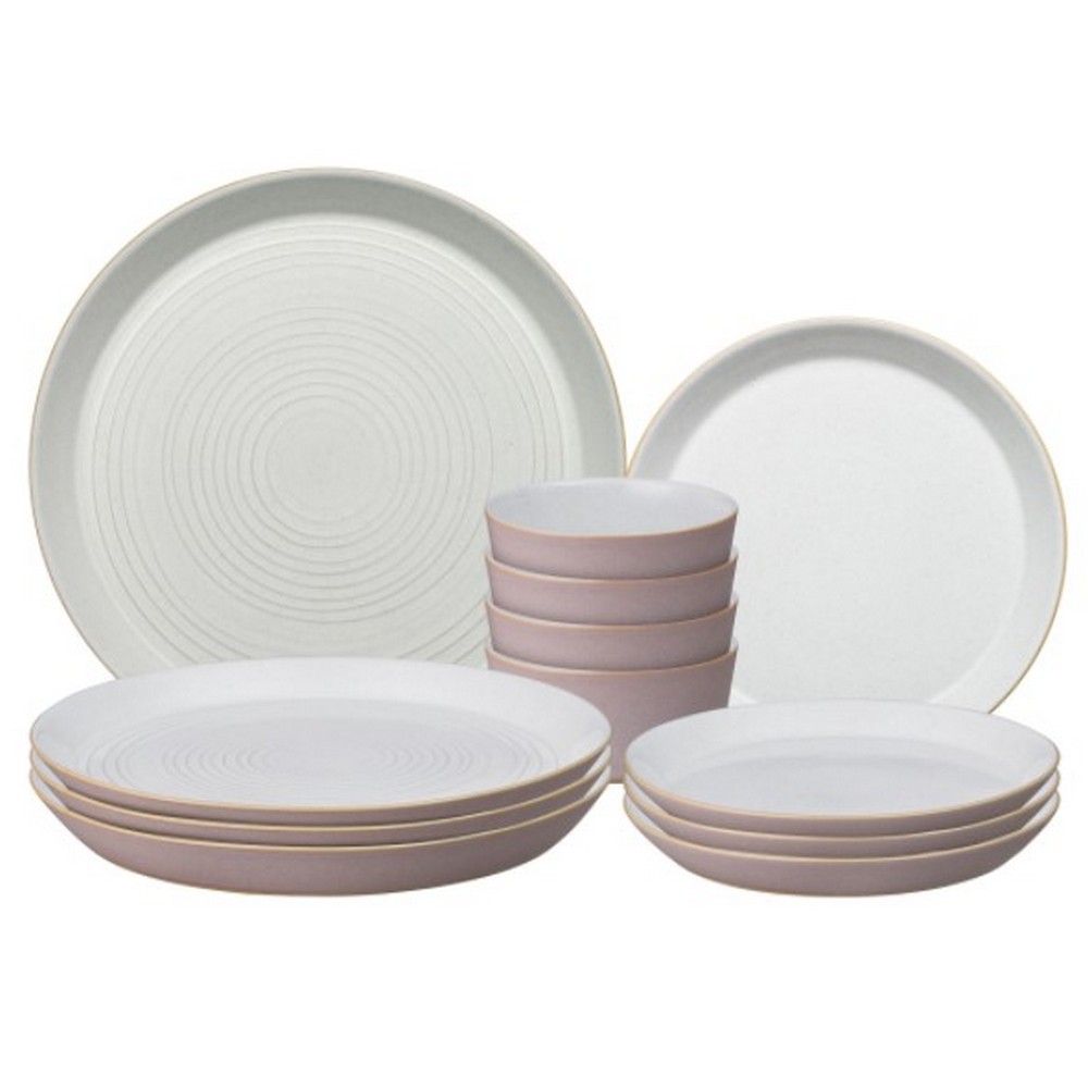 Denby - Pink Dinner Set 12pce | Peter's of Kensington