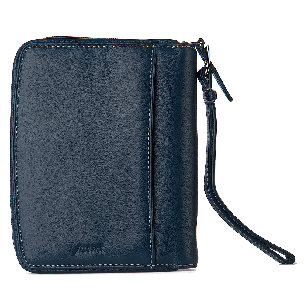 Filofax - Capri Blue Mini Organiser Purse | Peter's of Kensington