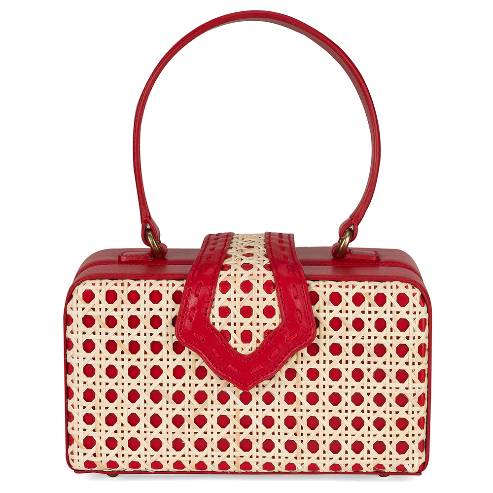 Mehry Mu - Fey In The 50s Bag Leather & Rattan | Peter's of Kensington