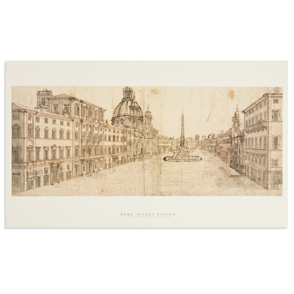 Lidiarte - Poster Roma Piazza Navona | Peter's of Kensington