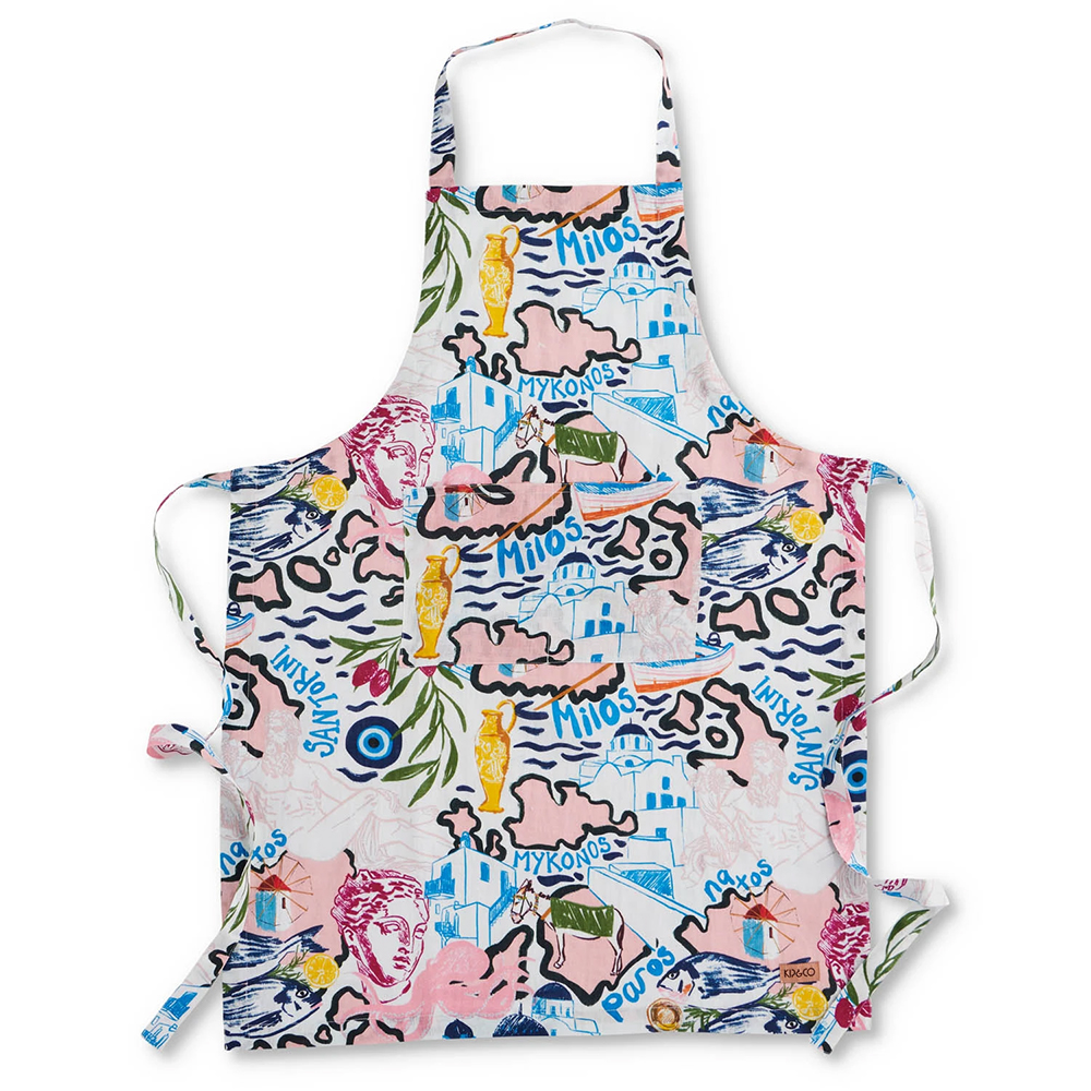 Greek Gods - Linen Apron One Size | Peter's of Kensington