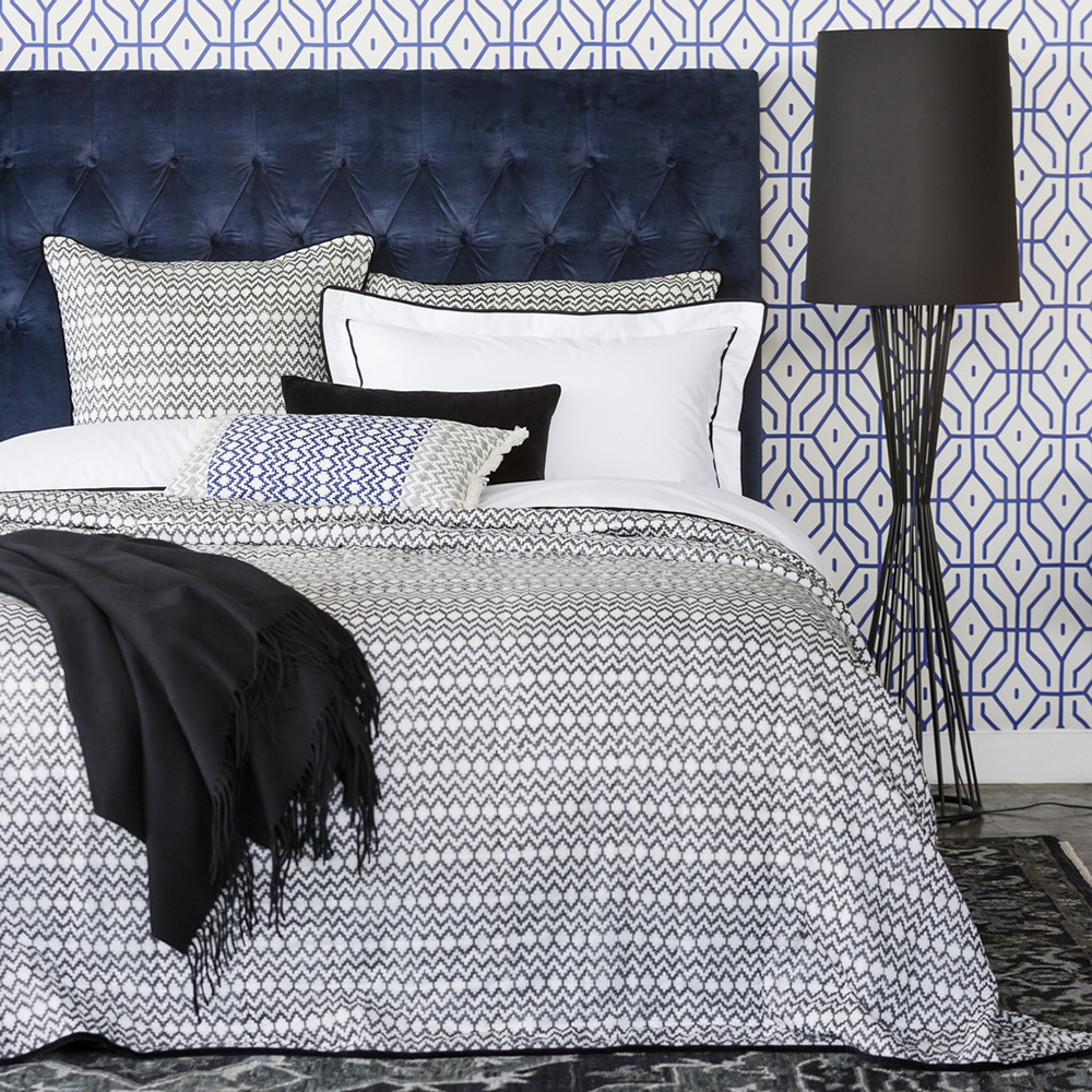 Linen & Moore - Haman Quilt Grey | Peter's of Kensington