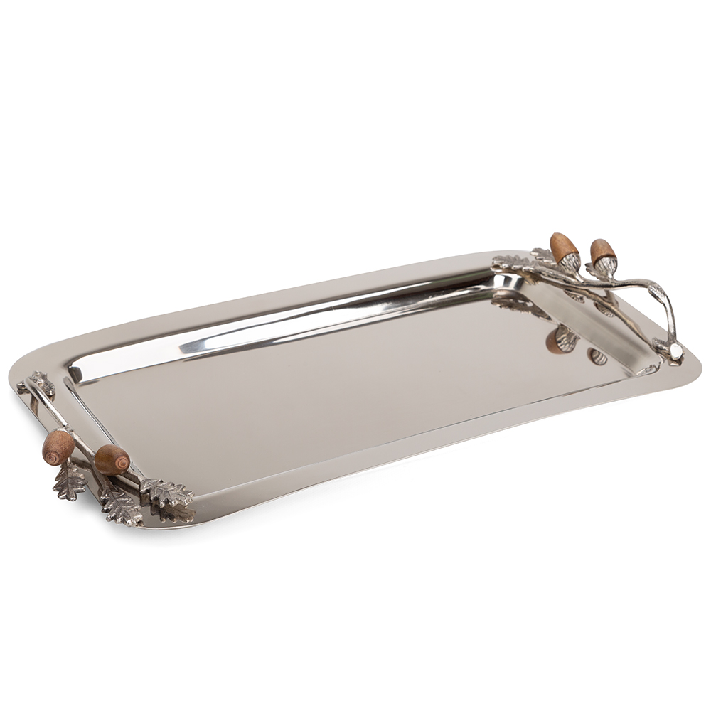 Maison - Acorn Rectangle Tray Stainless Steel | Peter's of Kensington