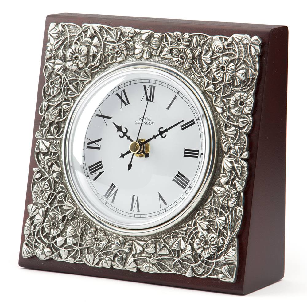 Royal Selangor - Leaves Clock | Peter's of Kensington