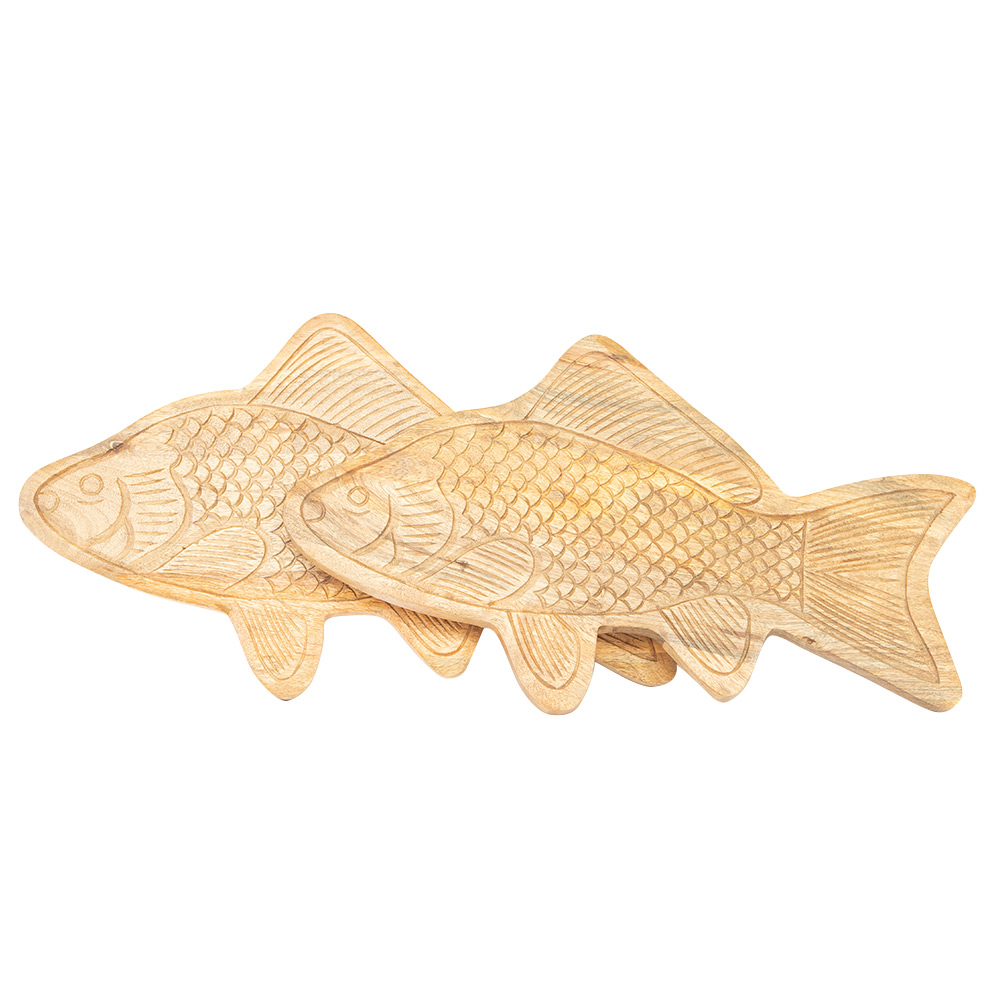 Coastal Home - Fish Shape Serving Board Set 2pce | Peter's of Kensington
