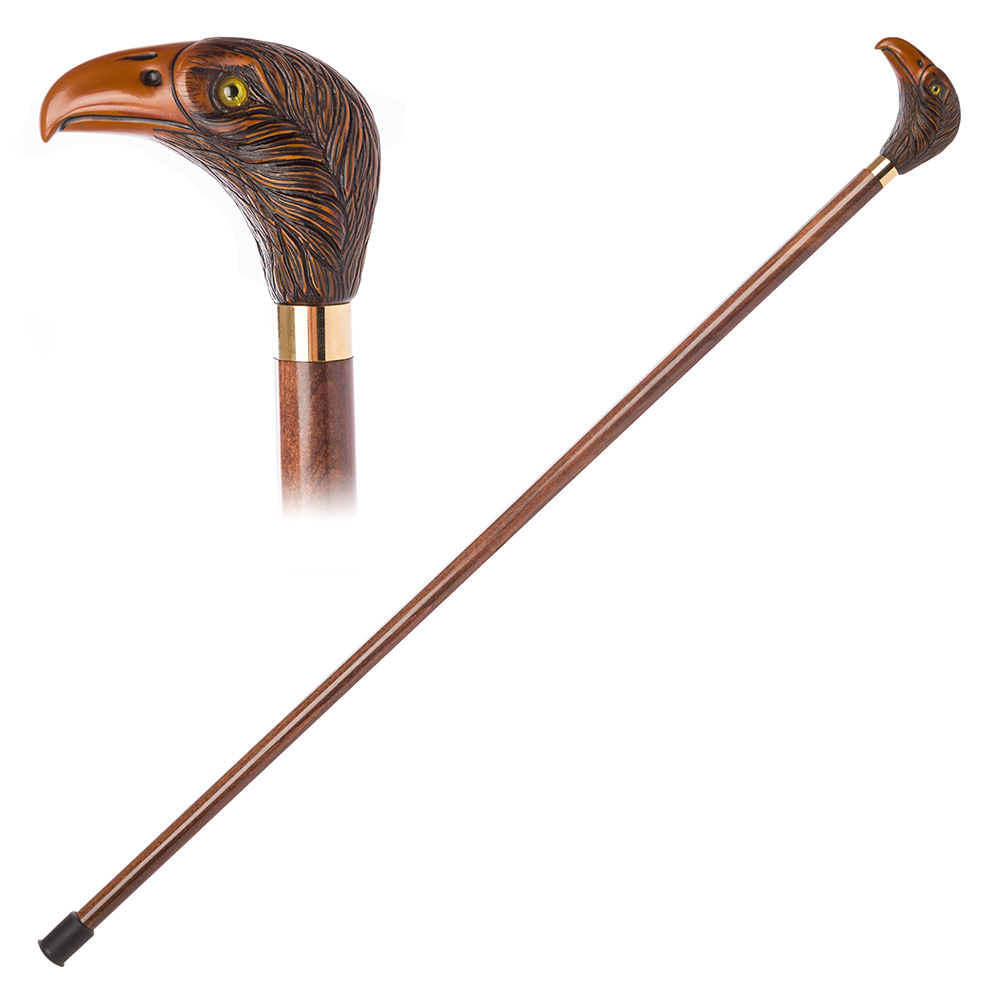 Classic Canes - Brown Eagle Cane | Peter's of Kensington