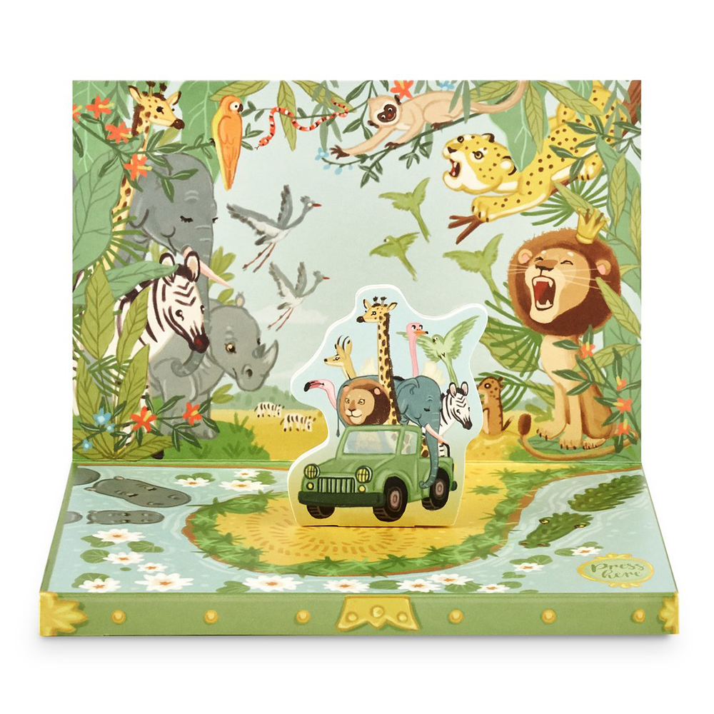 Music Box Card - Jungle Adventure Music Box Card | Peter's of Kensington