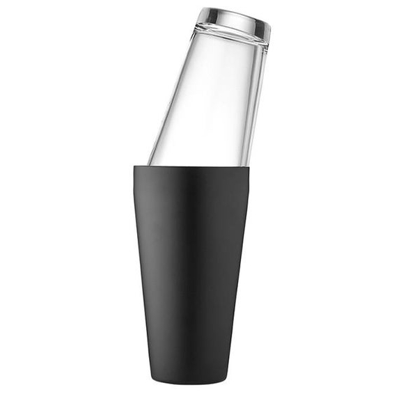 Tempa - Aurora Boston Matte Black Cocktail Shaker | Peter's of Kensington