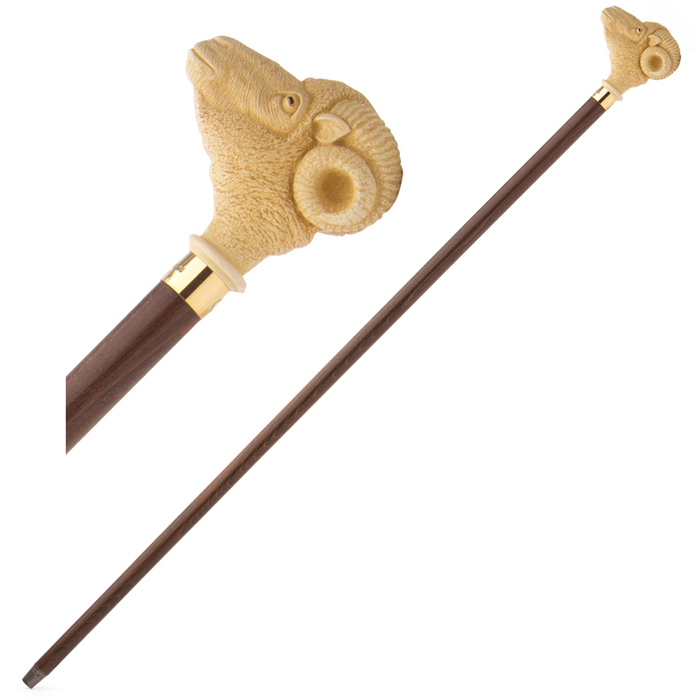 Classic Canes - Ram's Head Cane | Peter's of Kensington