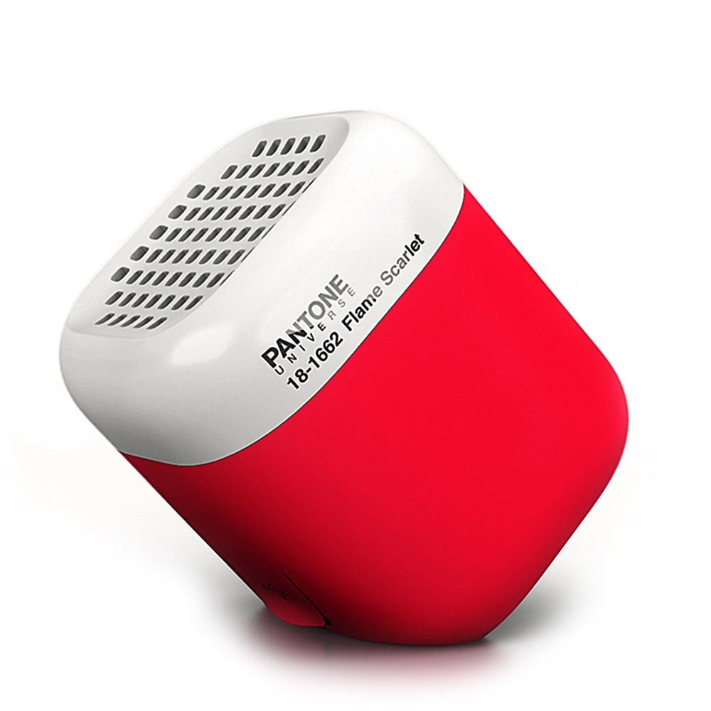 Pantone - QB Pantone Flame Scarlet Wireless Speaker | Peter's of Kensington