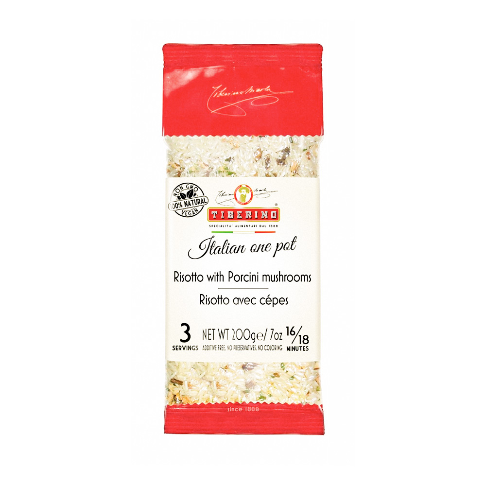 Tiberino - Risotto With Porcini Mushrooms 200g | Peter's of Kensington