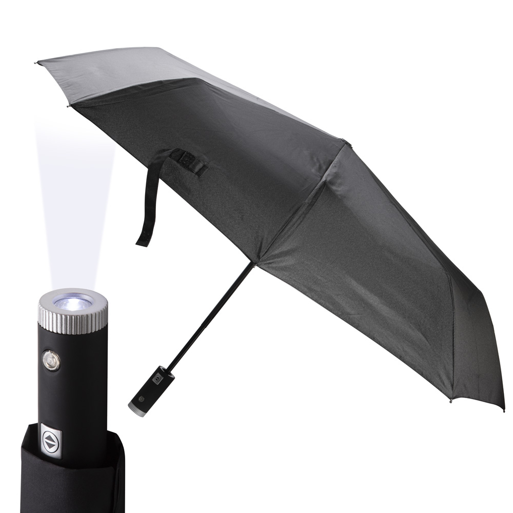 Torch-Brella - Flashlight Umbrella Black | Peter's of Kensington