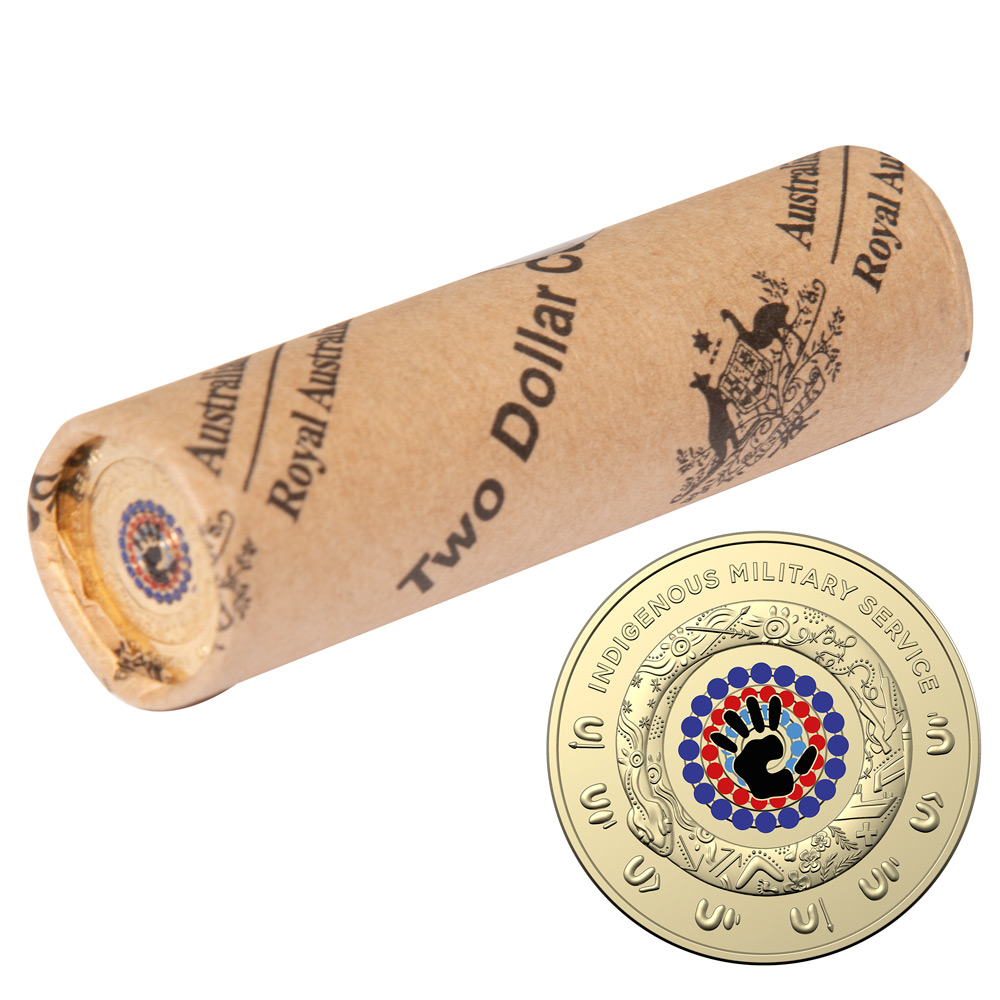 Royal Australian Mint - 2021 $2 Circ Rolled Coin Indigenous Milit ...