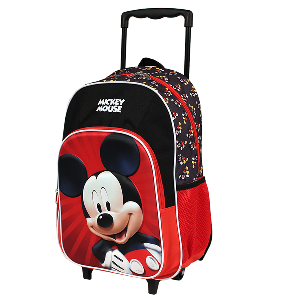 Disney - Mickey Mouse Trolley Backpack Red/Black | Peter's of Kensington