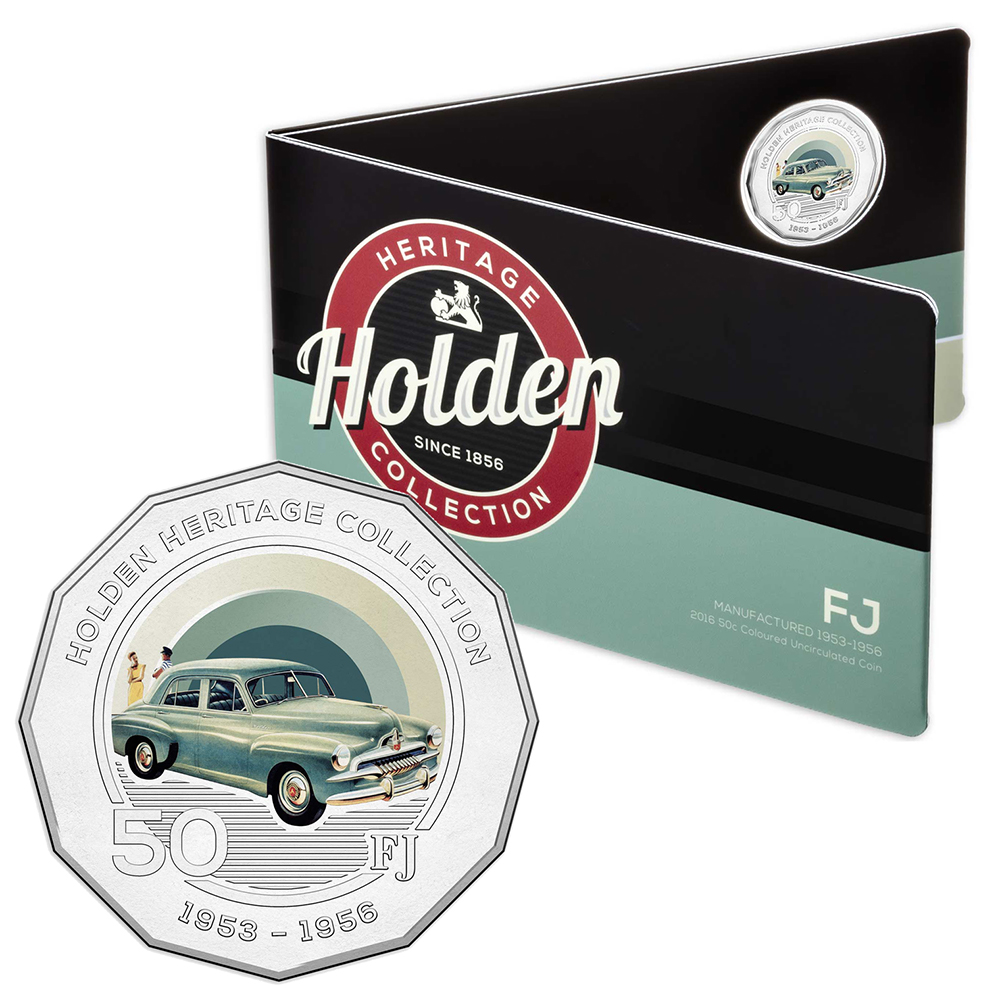 Royal Australian Mint - Holden Heritage FJ 50 Cent Coin Pack | Peter's ...