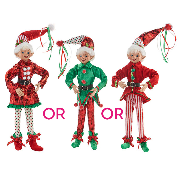 Raz - Posable Elf 40cm | Peter's of Kensington