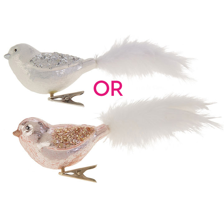 Raz - The New Nostalgia Clip-On Bird Ornament | Peter's of Kensington