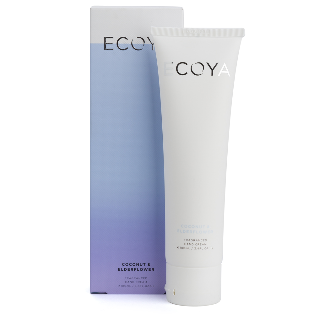 Ecoya - Coconut and Elderflower Hand Cream 100ml | Peter's of Kensington