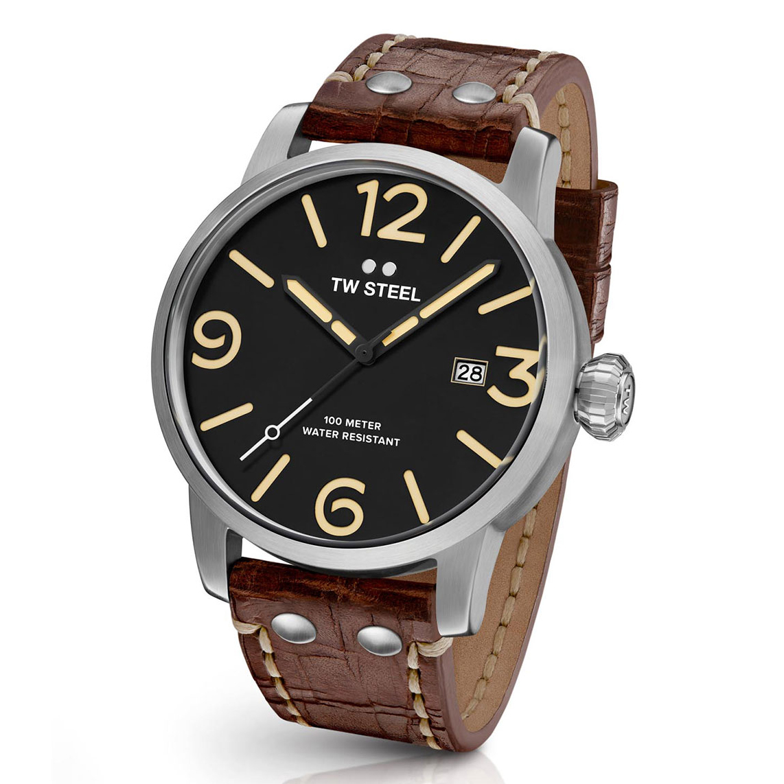 TW Steel - Maverick MS2 48mm Black Dial Quartz Watch | Peter's of ...