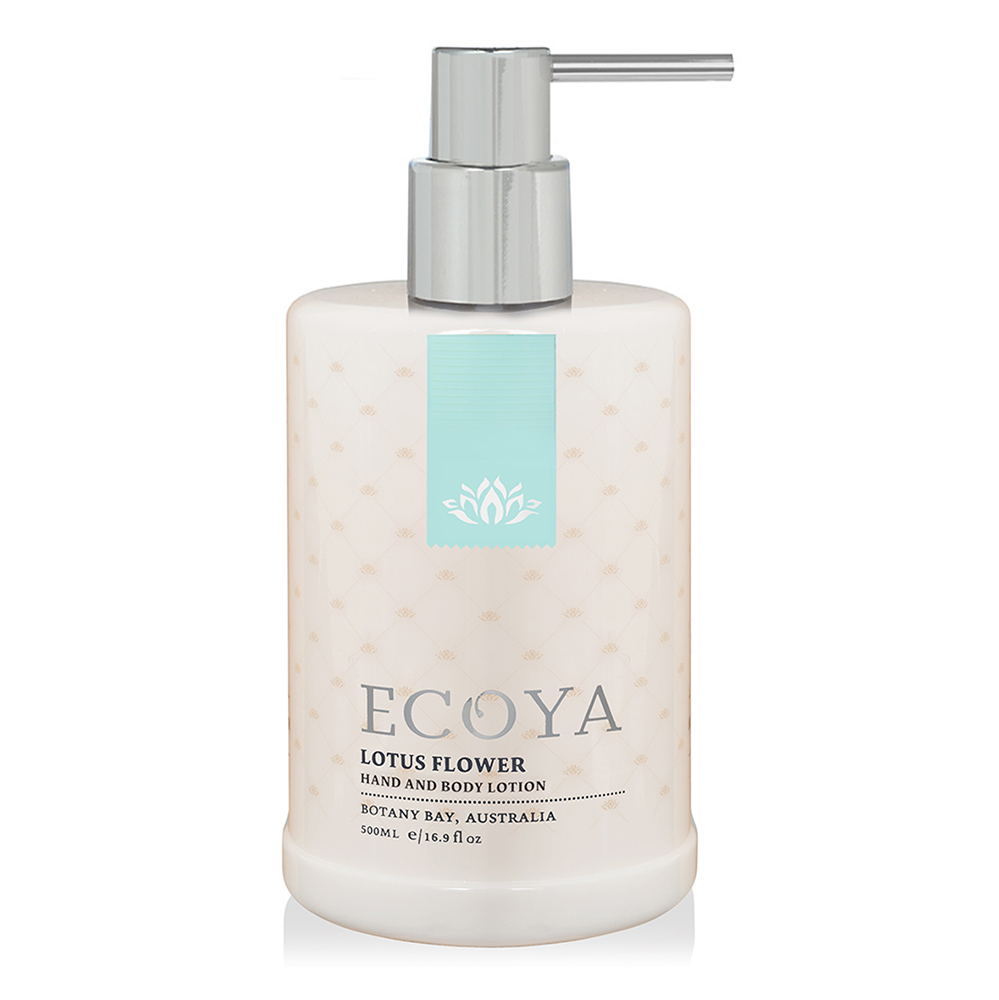 Ecoya - Lotus Flower Hand & Body Lotion 500ml | Peter's of Kensington
