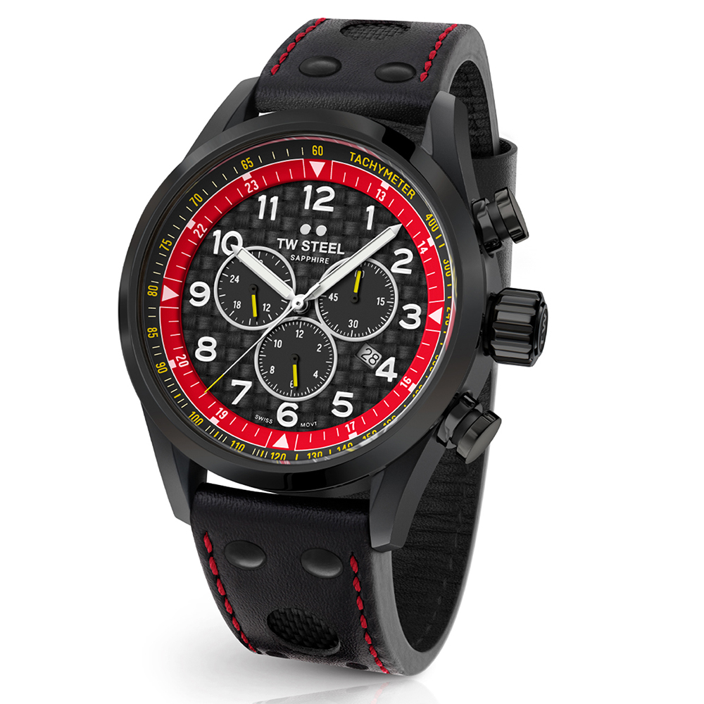 TW Steel - SVS303 TCR Special Edition Black PVD Watch 48mm | Peter's of ...