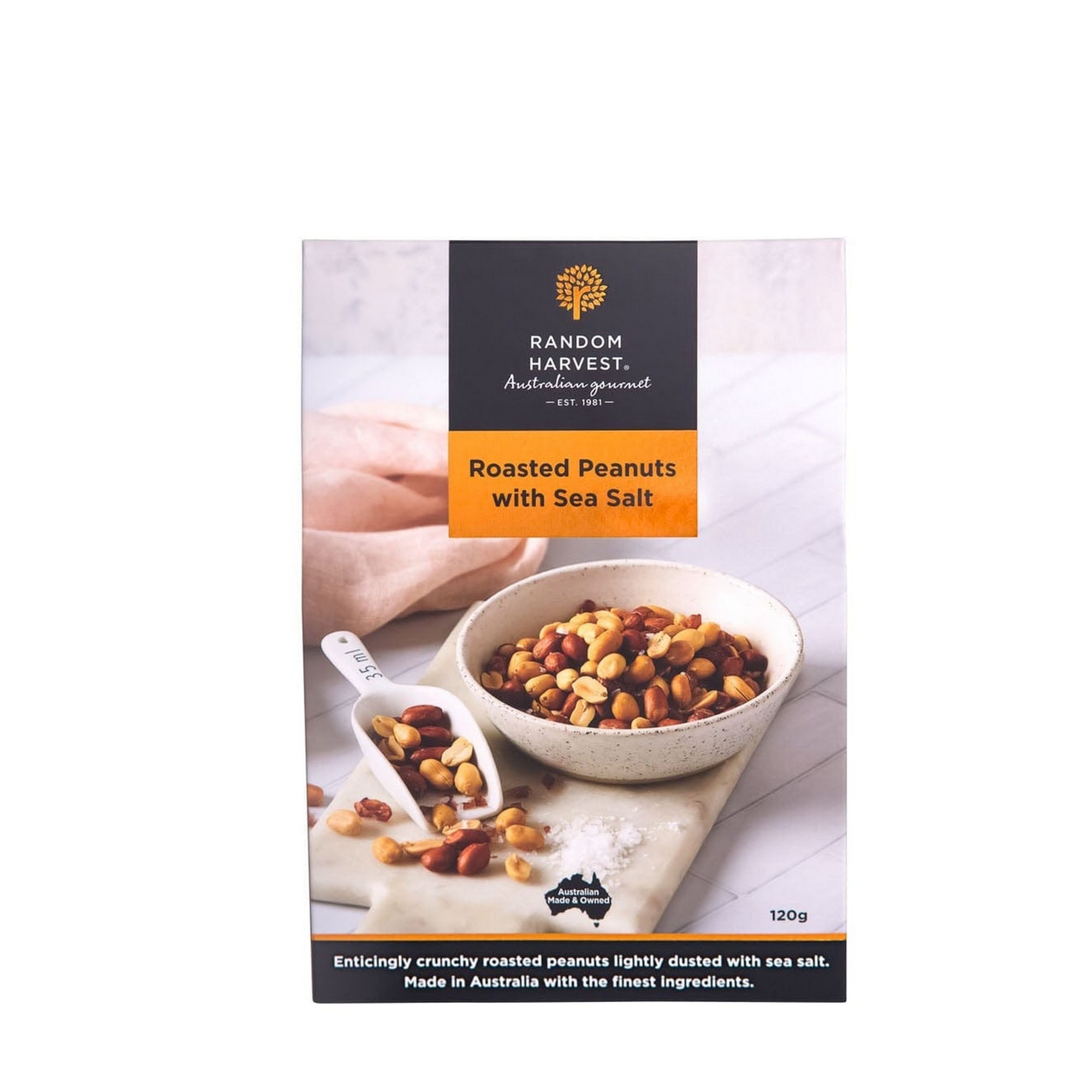Random Harvest - Roasted Nuts with Sea Salt 120g | Peter's of Kensington