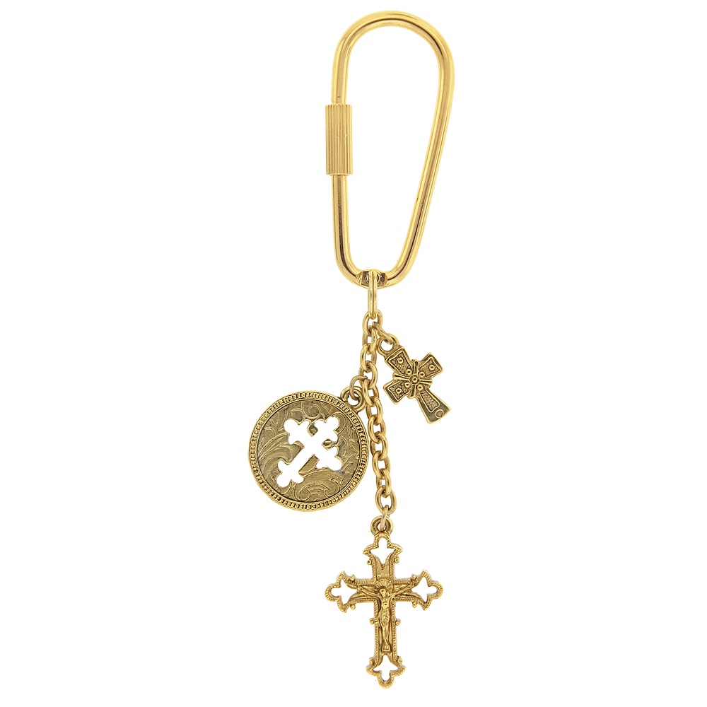 Vatican Library Collection - Trinity Cross Key Fob | Peter's of Kensington