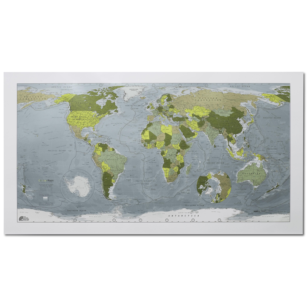 Future Mapping - Classic Magnetic World Map | Peter's of Kensington
