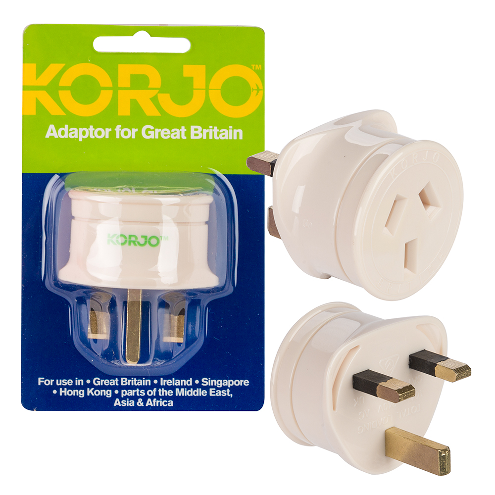 Korjo - Great Britain Adaptor Plug | Peter's of Kensington