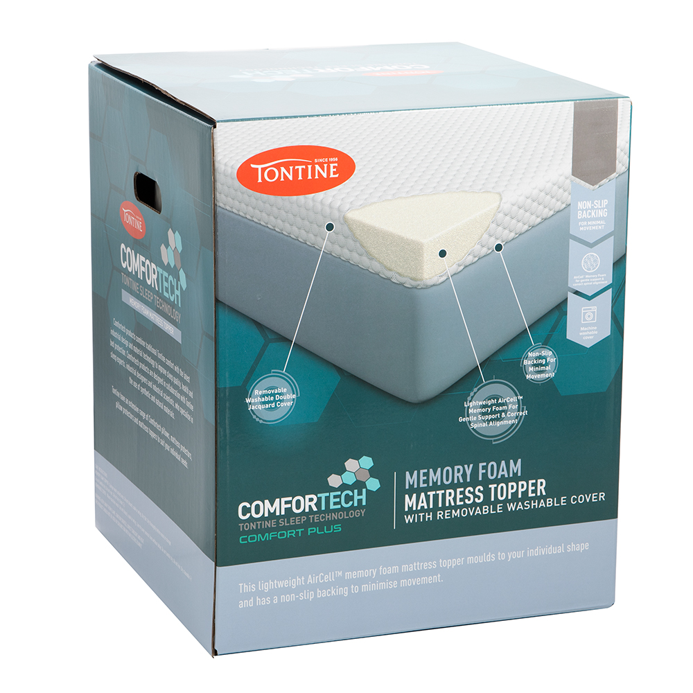 Tontine - Comfortech Memory Foam Mattress Topper | Peter's of Kensington