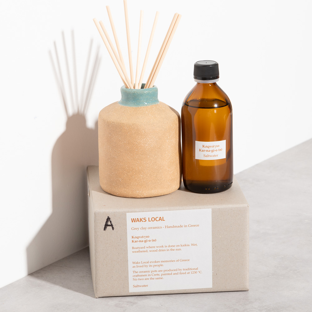 WAKS - Local Clay Ceramic Karnagio Saltwater Diffuser | Peter's of Kensington