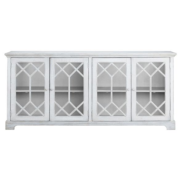 French Country - Norah Display Sideboard White | Peter's of Kensington