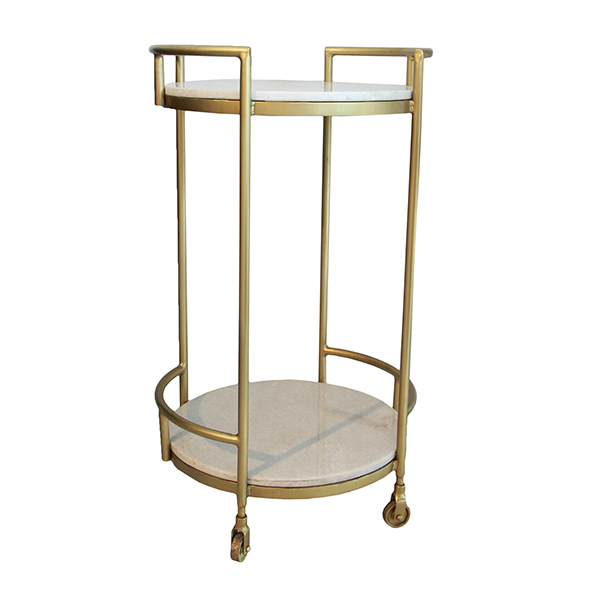 French Country - Sinclair Narrow Bar Cart | Peter's of Kensington