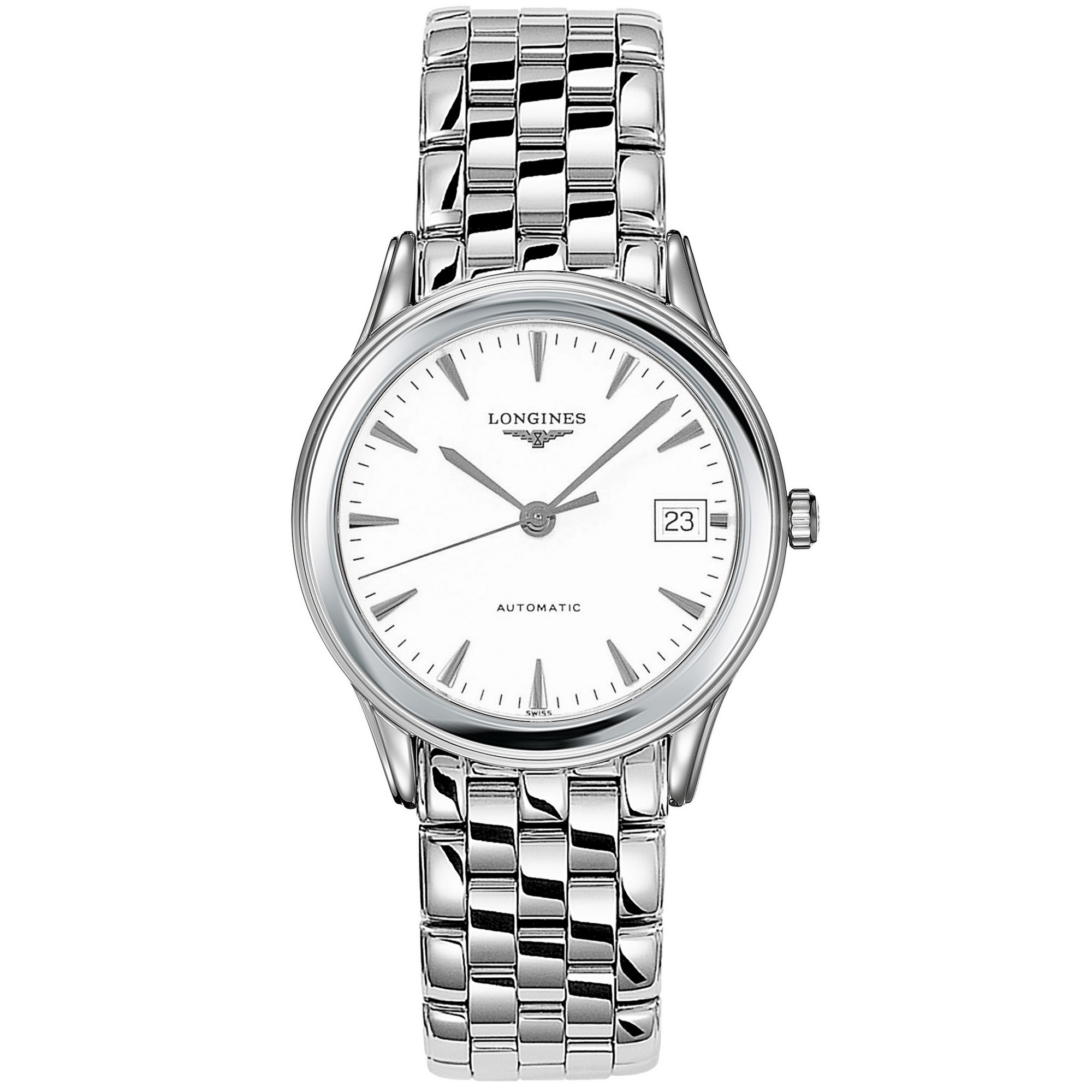 Longines - Flagship White Dial Stainless Steel Watch 35.6mm | Peter's ...