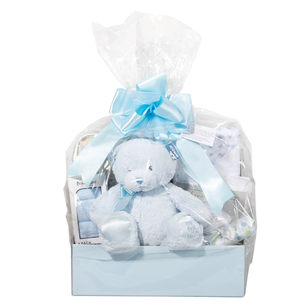 Boz - Deluxe Blue Baby Hamper Extra Large | Peter's of Kensington