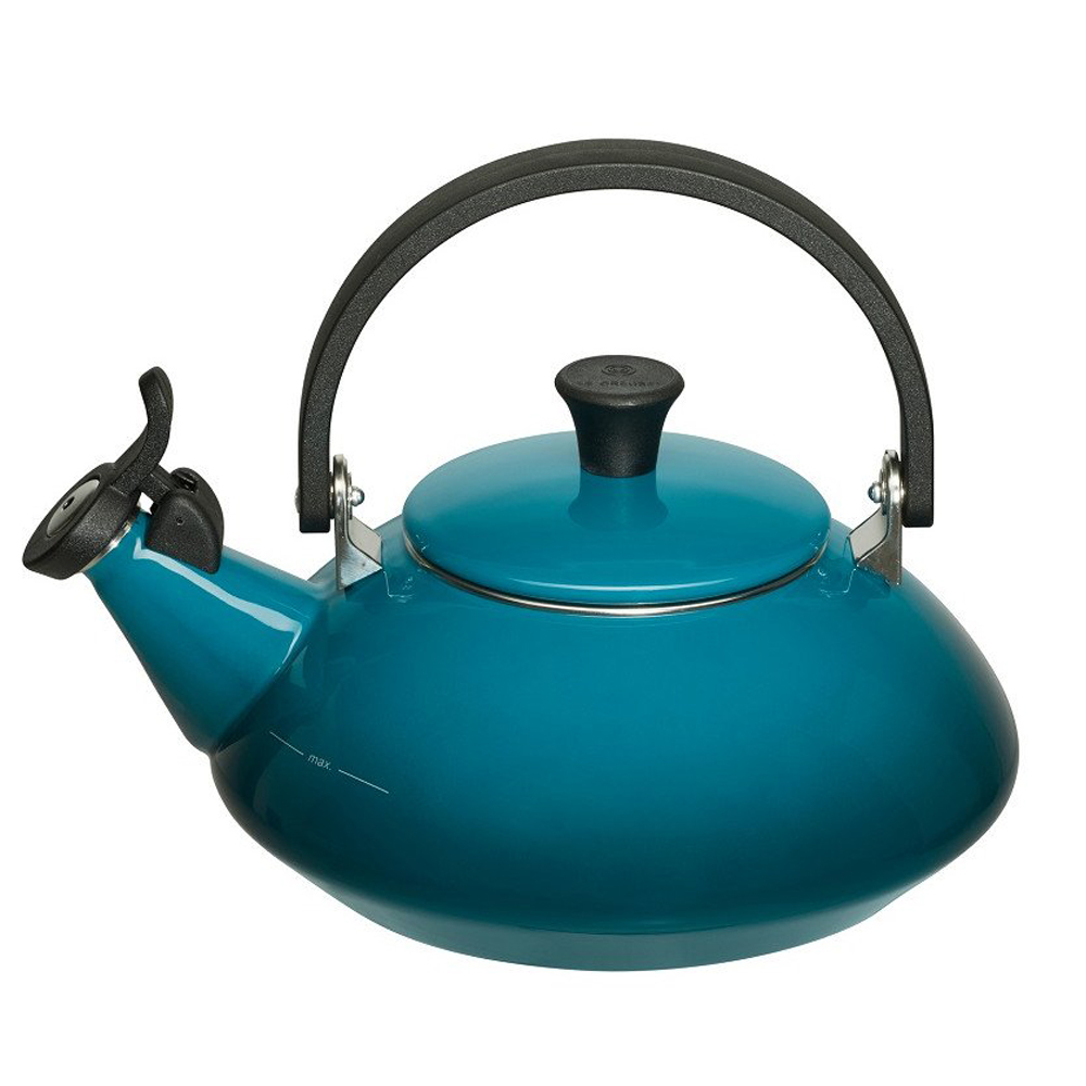 Le Creuset - Deep Teal Zen Kettle | Peter's of Kensington