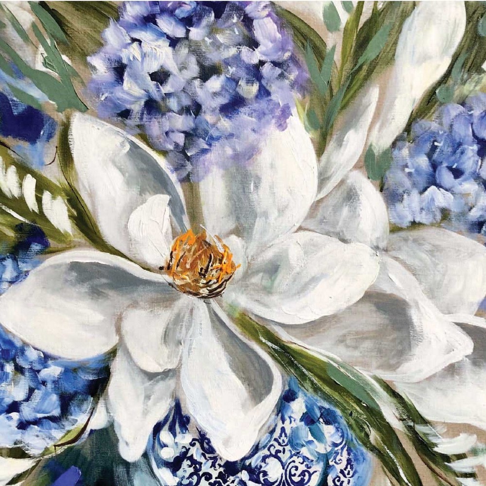 Lilli Rock - Hamptons Magnolia HB Placemat Set 4pce | Peter's of Kensington