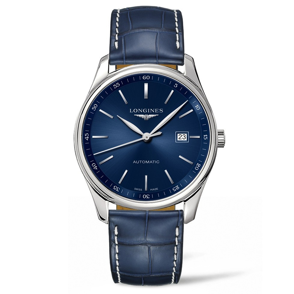 Longines - Master Collection Blue Dial & Strap Auto. Watch | Peter's of ...