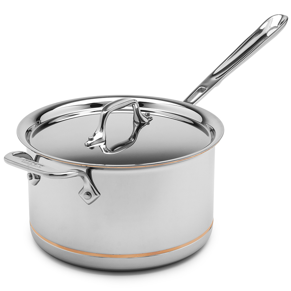 All-Clad - Copper Core Saucepan with Lid | Peter's of Kensington