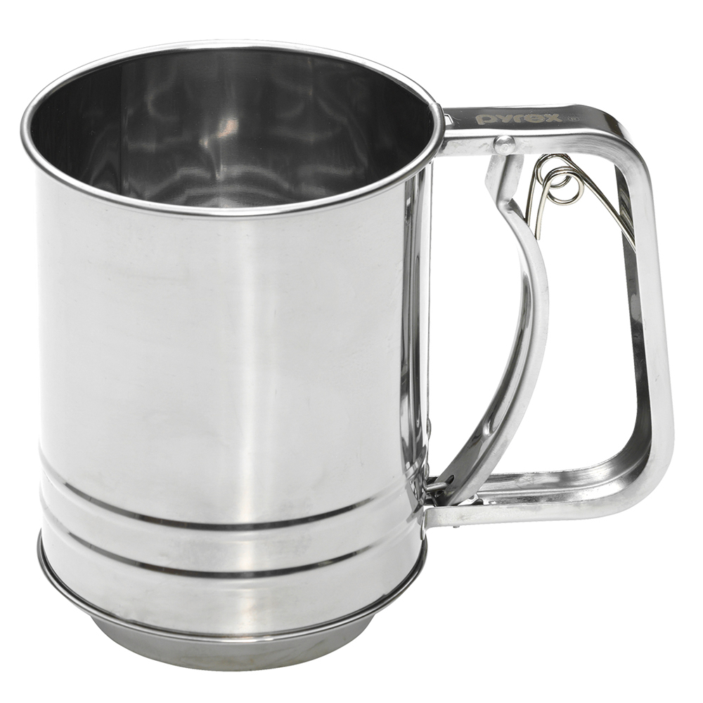 Pyrex - Platinum Stainless Steel Sifter 3 Cup | Peter's of Kensington