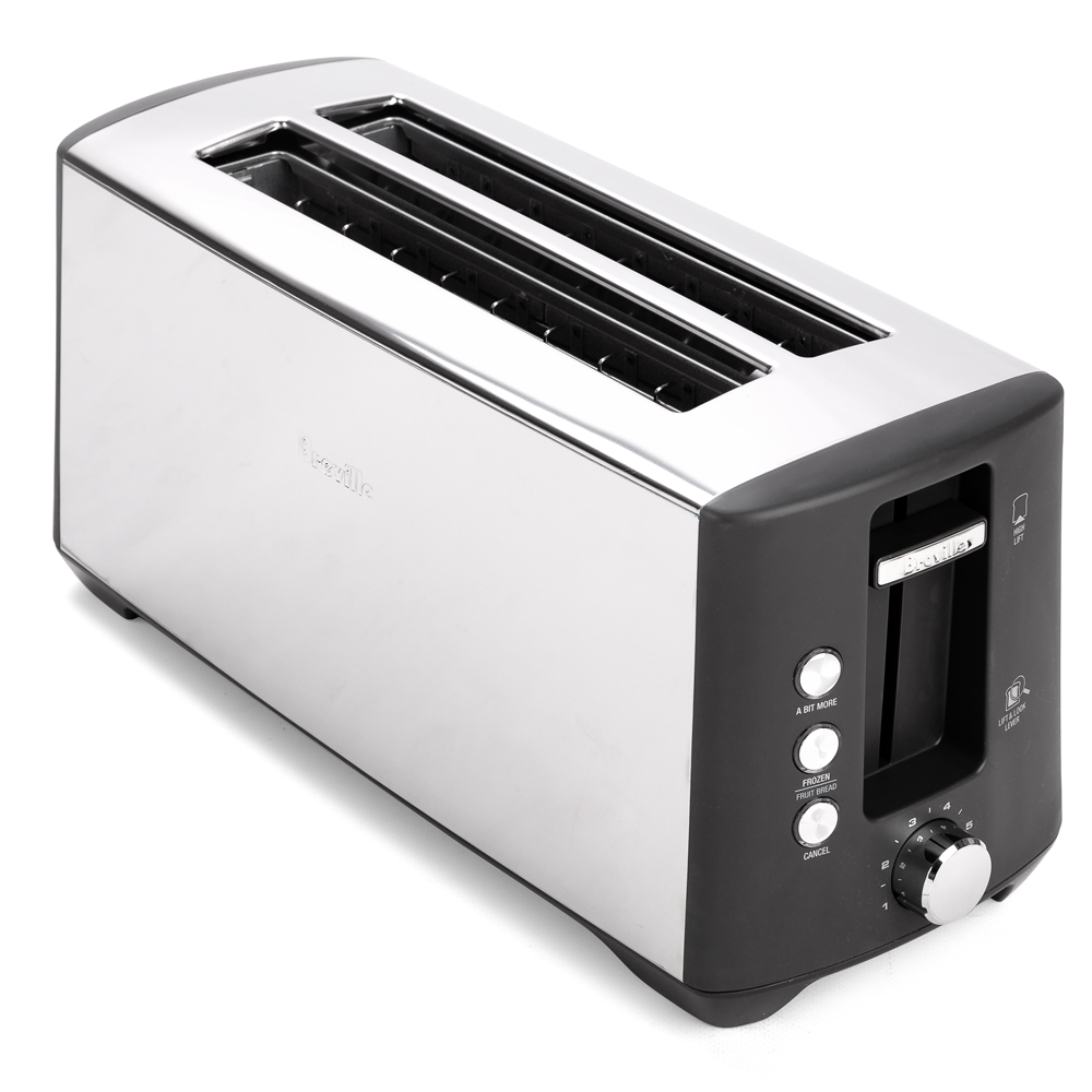 Breville - The Bit More Plus 4 Slice Toaster Polished S/Stl | Peter's ...