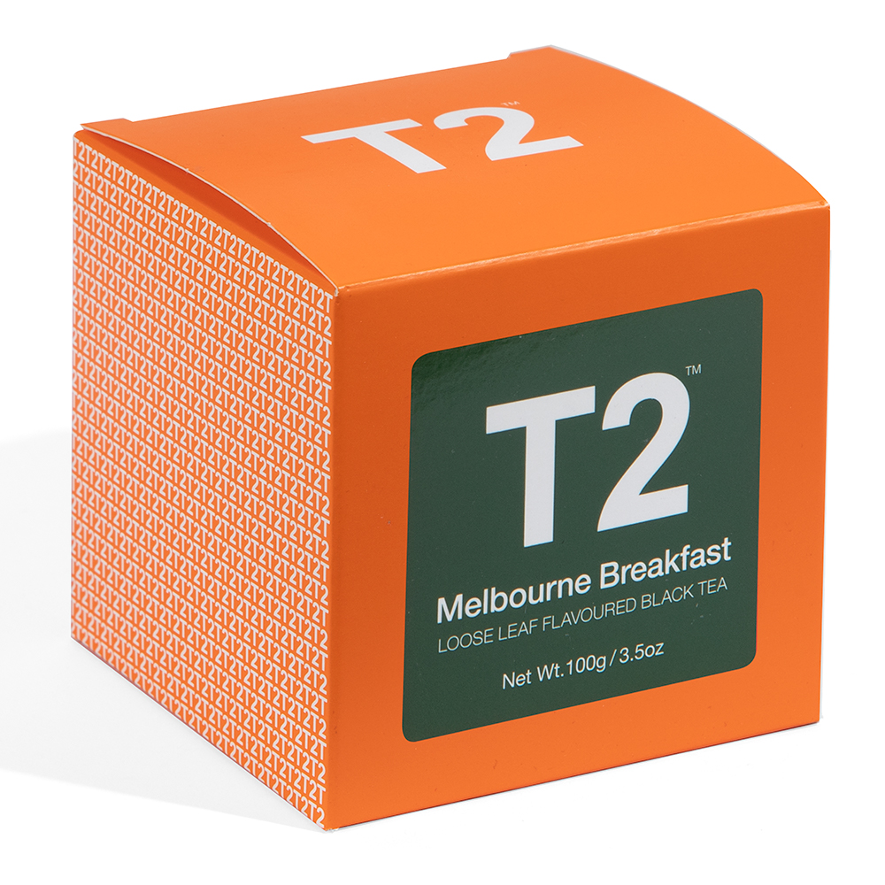 T2 - Melbourne Breakfast Loose Leaf Flavoured Black Tea 100g | Peter's ...