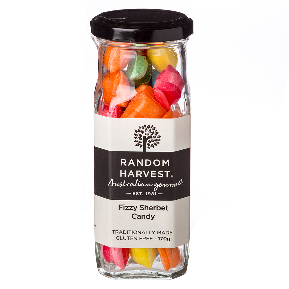 Random Harvest - Fizzy Sherbert Rock Candy 170g | Peter's of Kensington