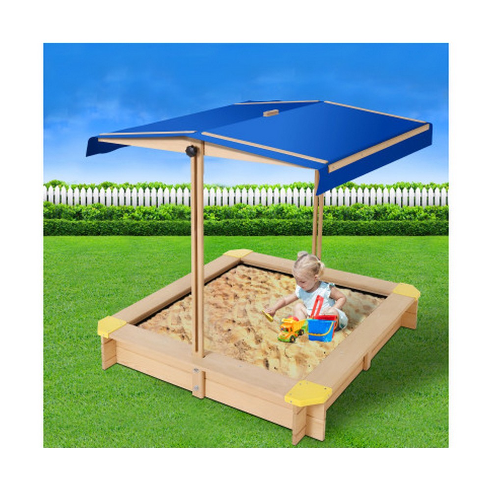 Kids Play - Outdoor Sand Box Set Sand Pit- Natural Wood | Peter's of ...