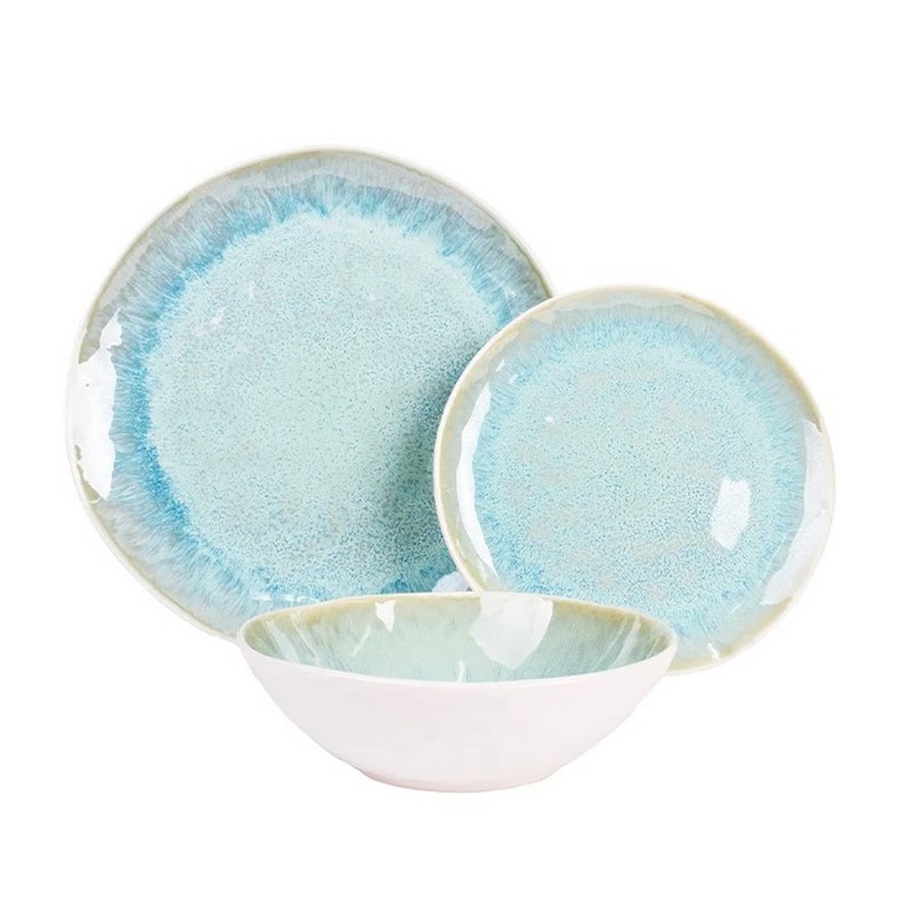 Ladelle - Positano Reactive Dinnerware Set 12pce | Peter's of Kensington