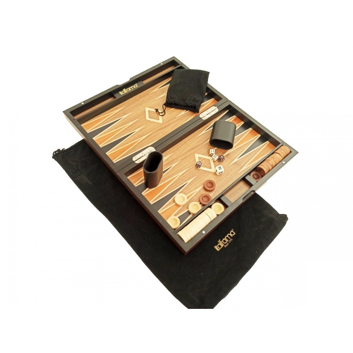 Italfama - Hand Inlaid Wooden Backgammon | Peter's of Kensington