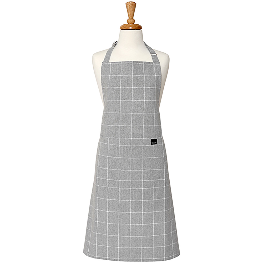 Ladelle - Eco Check Grey Apron | Peter's of Kensington