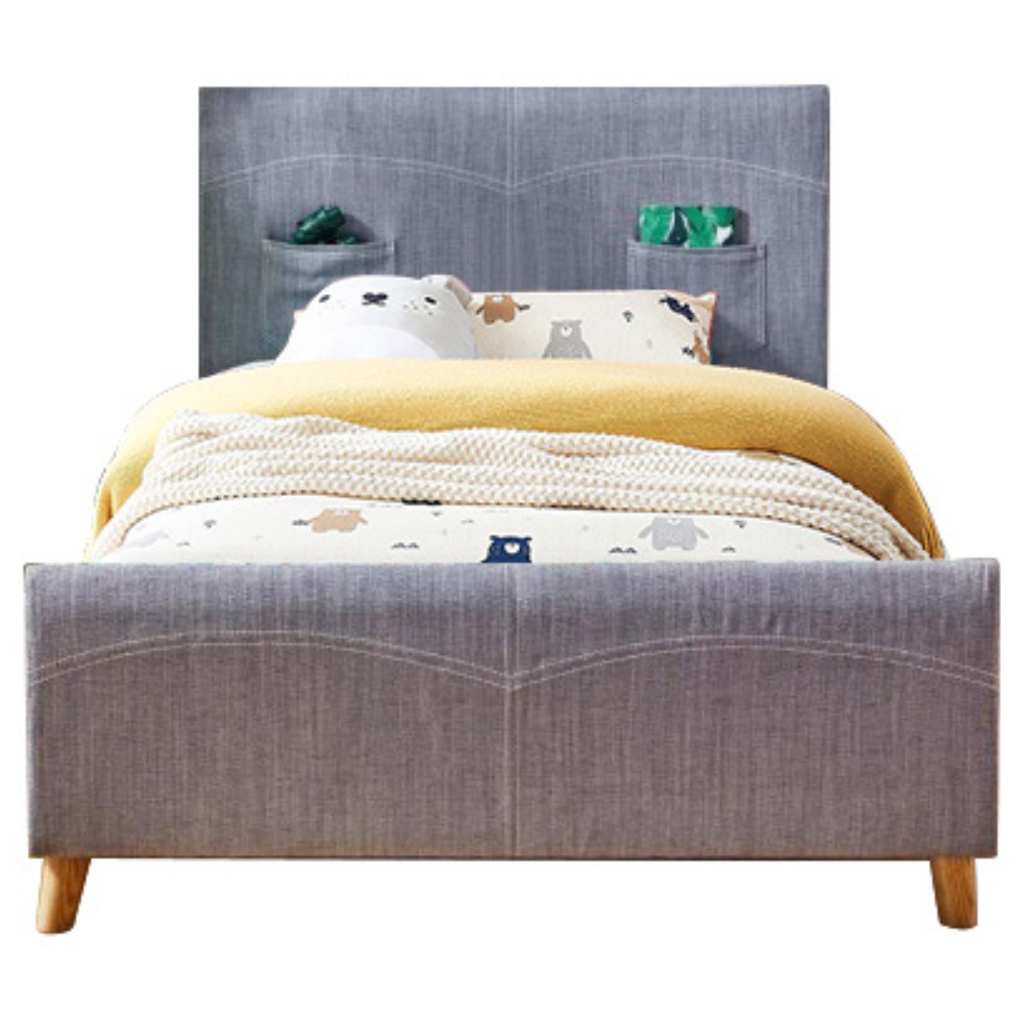 Urban Styling - Phlox Kids King Single Bed Steel | Peter's of Kensington
