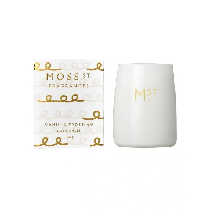 Moss St - Vanilla Frosting Large Candle 320g | Peter's of Kensington