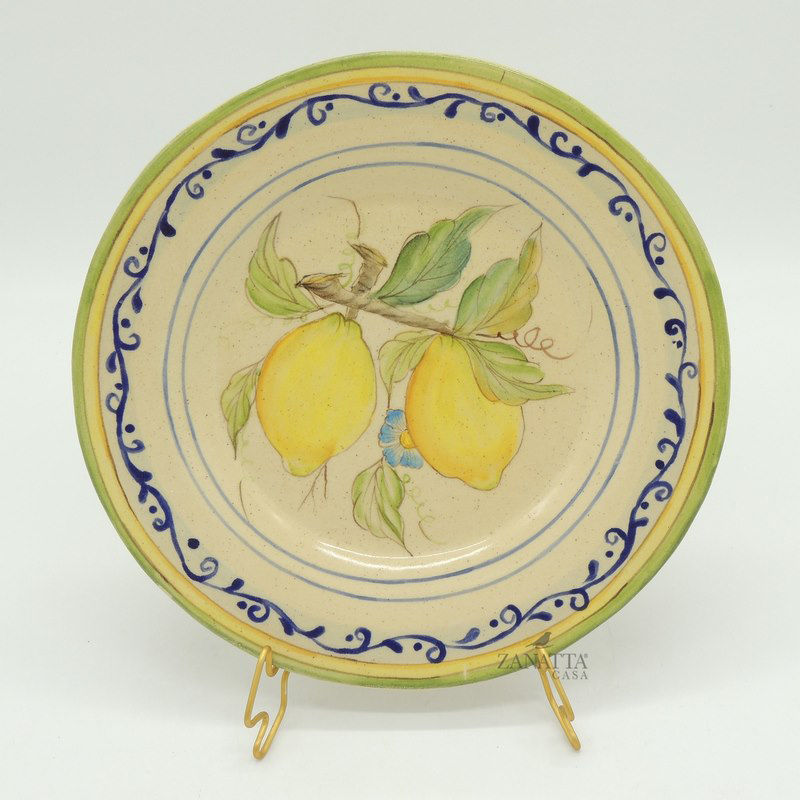 Zanatta - Italian Dessert Dish w/Lemon Design Cream Colour | Peter's of ...